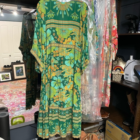Nine Lives Bazaar | Dresses | Nine Lives Bazar Empire Dress Emerald ...